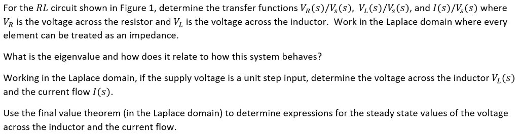 Solved Figure 1. Circuit for Exercise 1. | Chegg.com