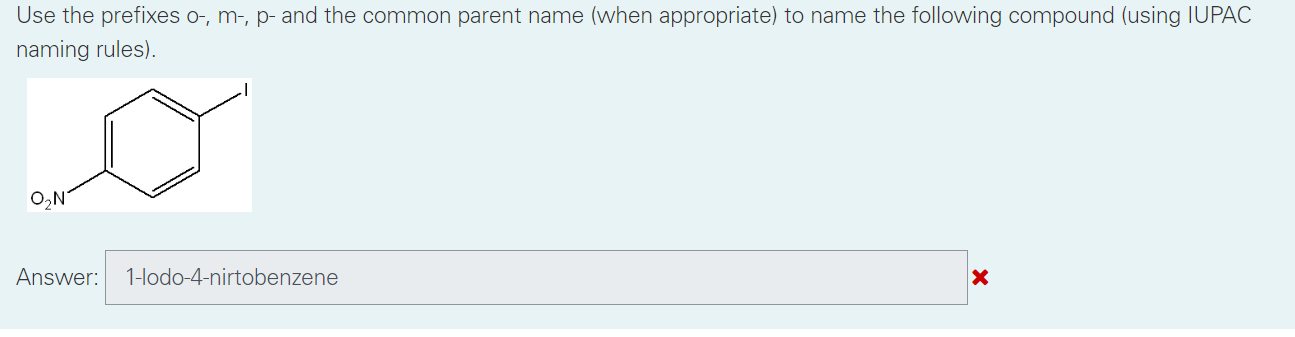 Solved Use the prefixes o-, m-, p- and the common parent | Chegg.com