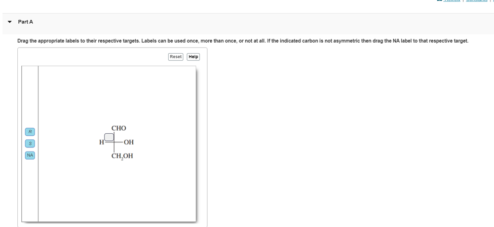 Solved Part A Reset HelpPart B Drag the appropriate labels | Chegg.com