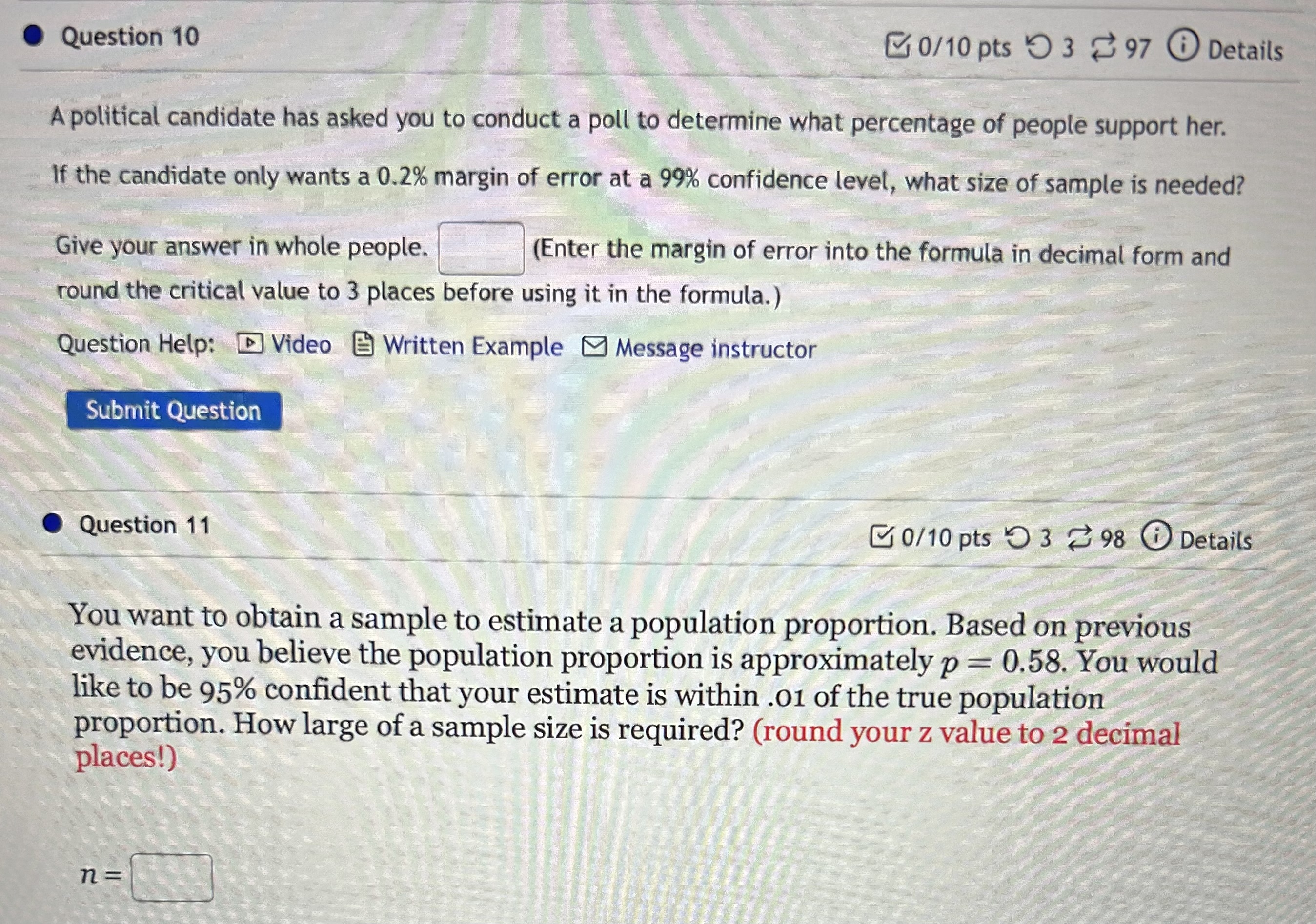 Solved A political candidate has asked you to conduct a poll | Chegg.com