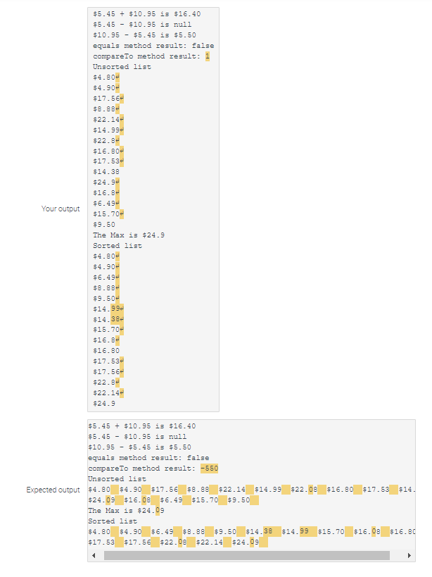 Solved I have the following program: public class Money | Chegg.com