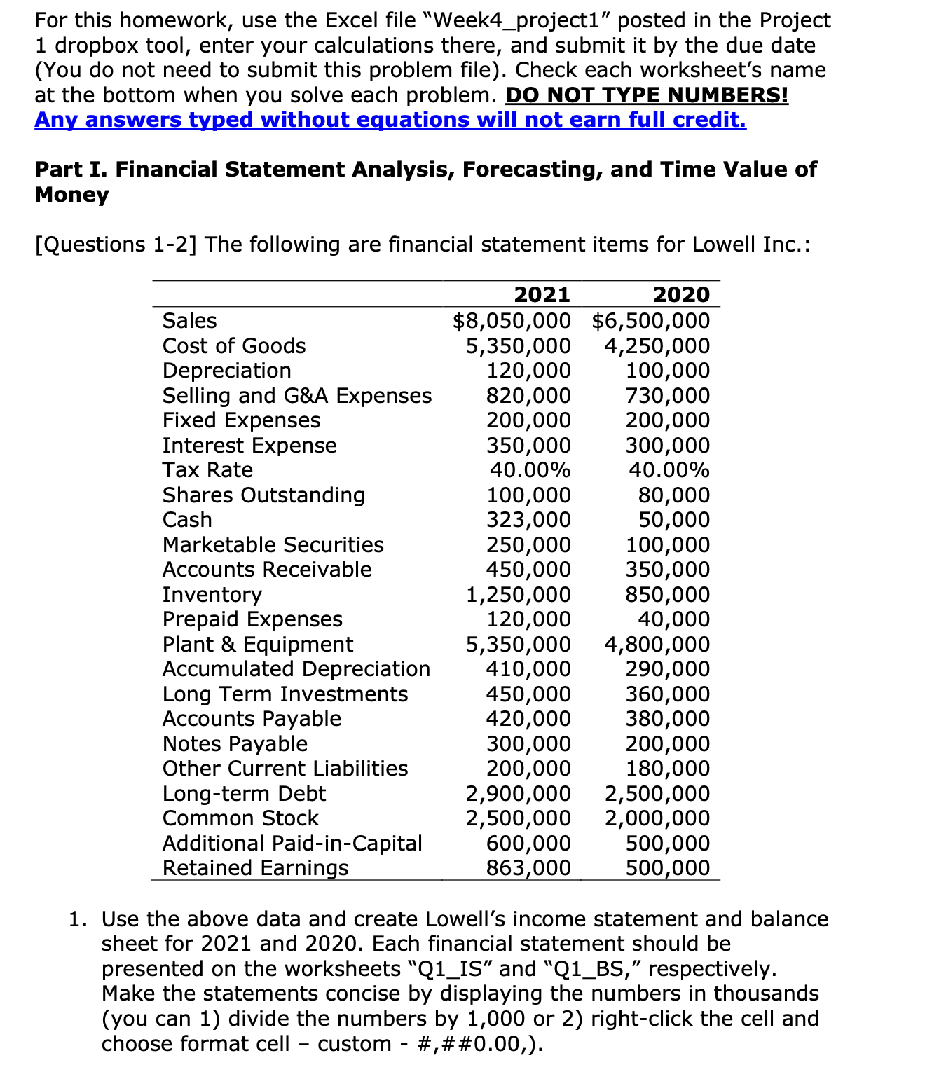 Solved For this homework, use the Excel file | Chegg.com