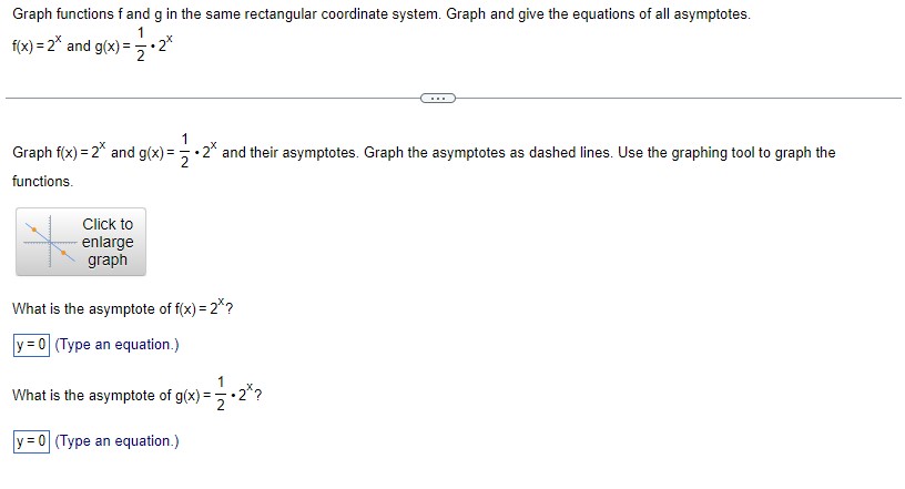 Solved Graph functions f ﻿and g ﻿in the same rectangular | Chegg.com