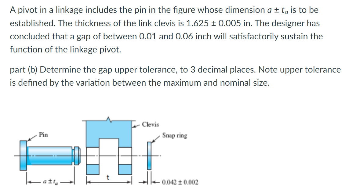 Solved A pivot in a linkage includes the pin in the figure | Chegg.com