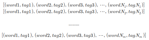 As input, several sentences consisting of multiple | Chegg.com