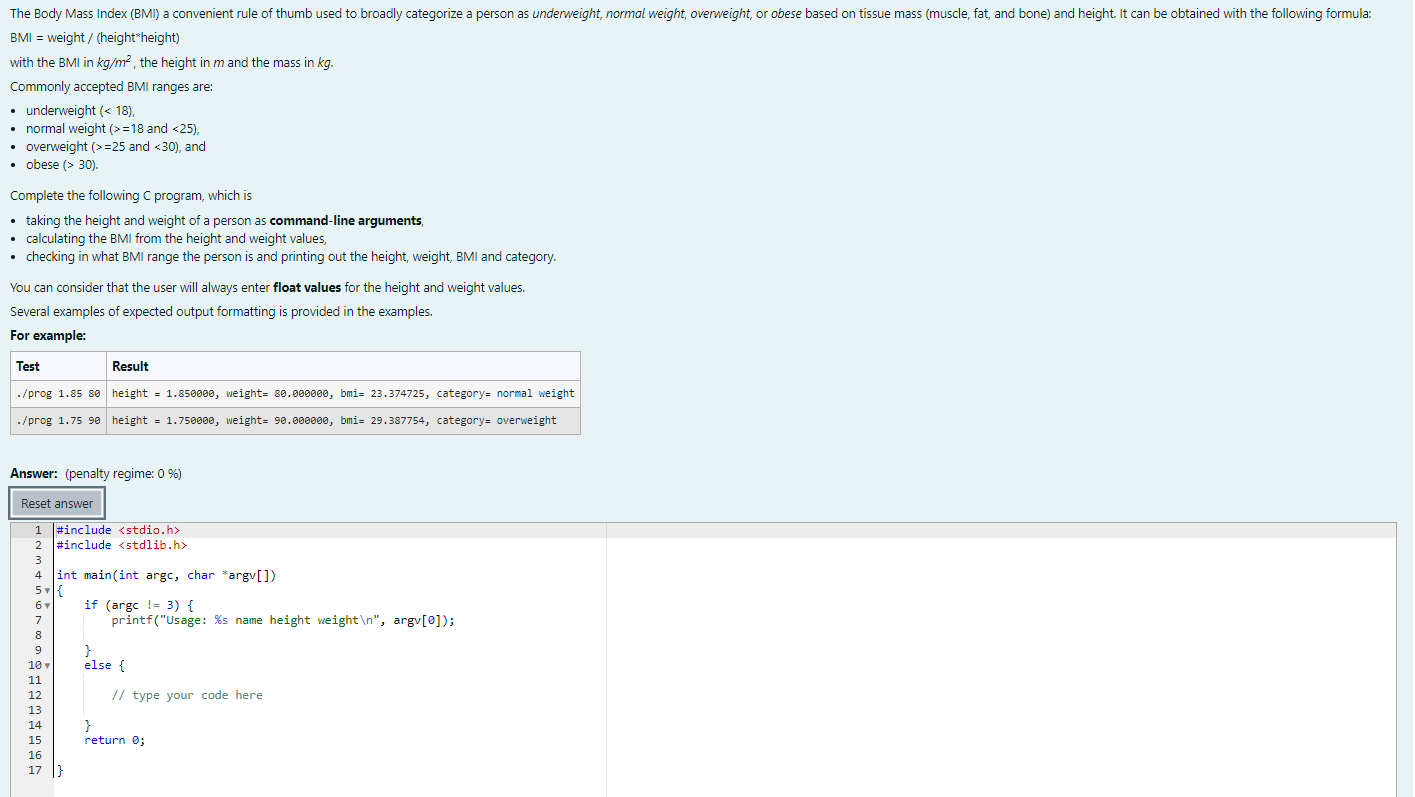 Solved The Body Mass Index (BMI) a convenient rule of thumb | Chegg.com