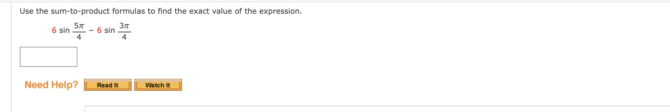 Solved Use the sum-to-product formulas to find the exact | Chegg.com