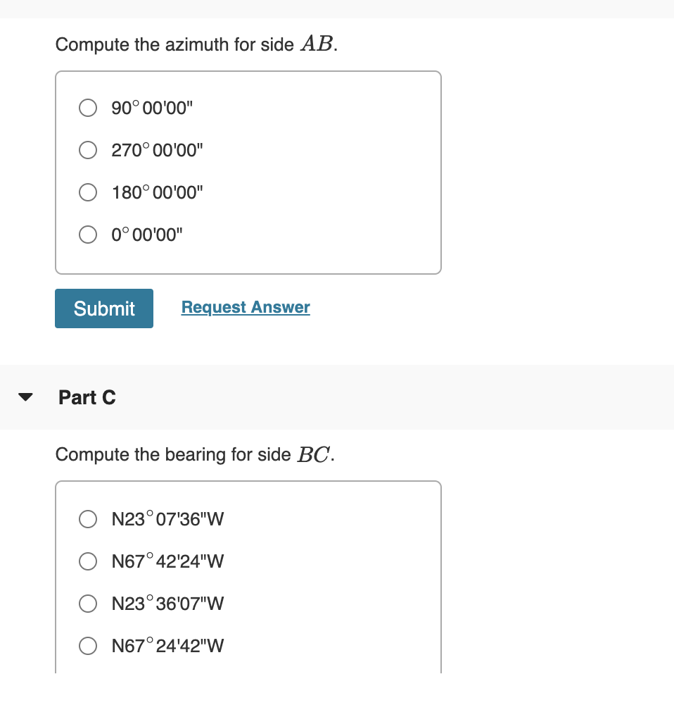 Solved Hide Timer Item 2 2 of 6 Course AB of a five-sided | Chegg.com