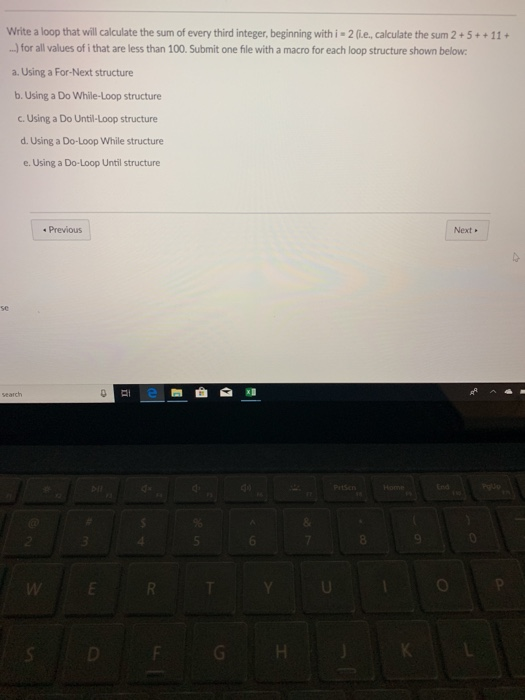 Solved Write a loop that will calculate the sum of every | Chegg.com
