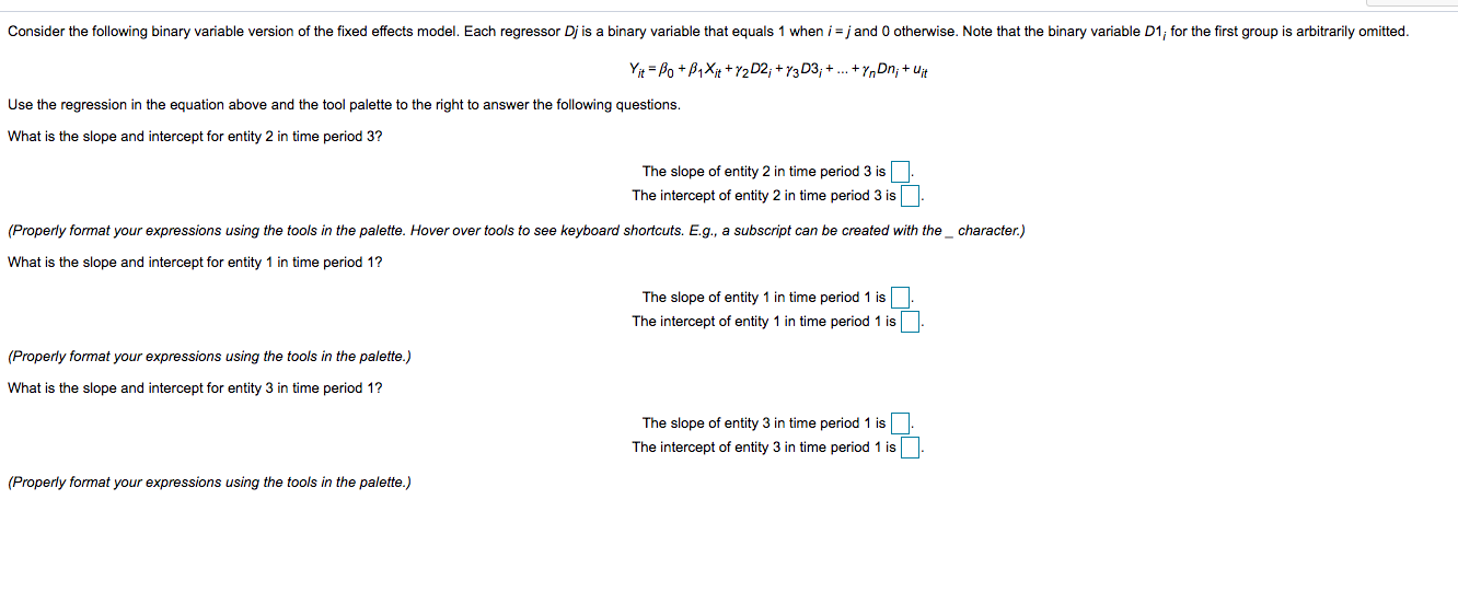 Consider the following binary variable version of the | Chegg.com