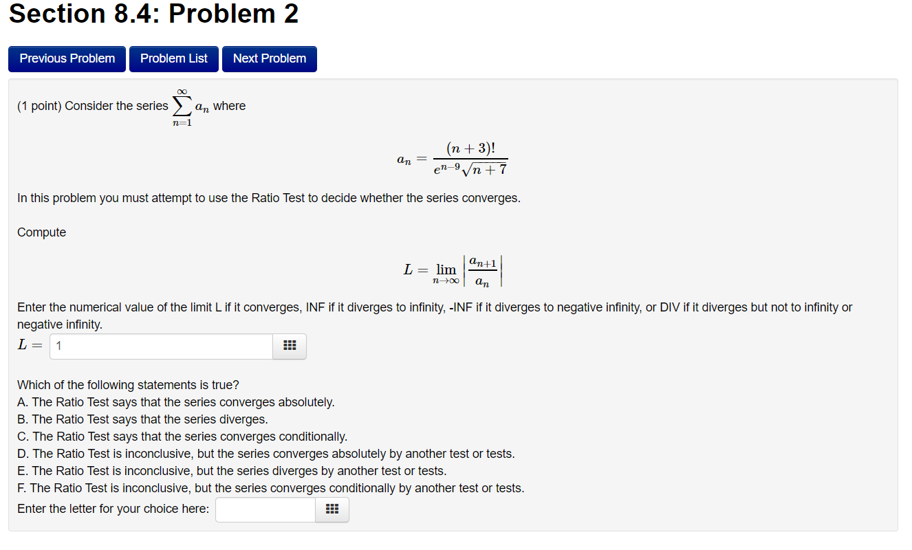 Solved Section 8.4: Problem 2 Previous Problem Problem List | Chegg.com