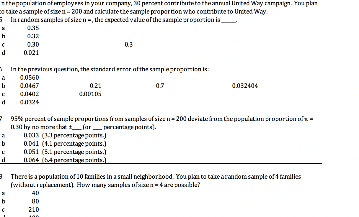 Solved As part of a statistics assignment in October to | Chegg.com