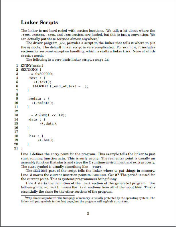CSCI 247 Linker Lab Introduction We usually invoke | Chegg.com