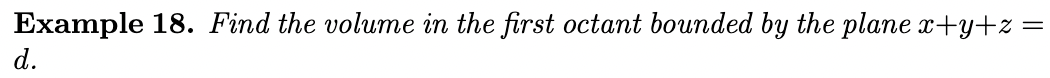 Solved Find the volume in the first octant bounded by the | Chegg.com