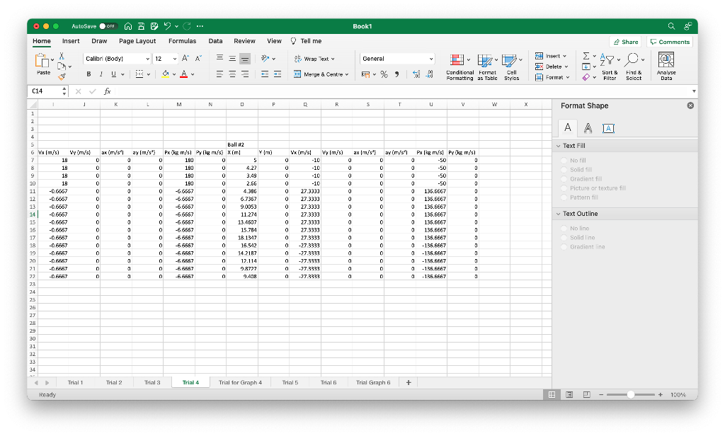 Solved OOO AutoSave OFF ABC ... Book 1 Home Insert Draw Page | Chegg.com