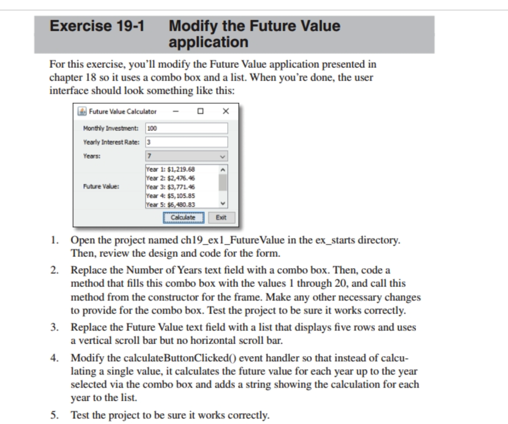 Solved finicialCalculations.java package | Chegg.com