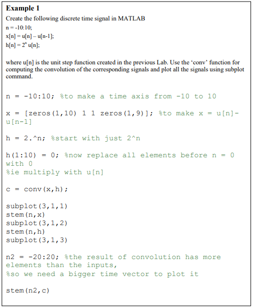 Solved To compute the convolution of LTI Systems | Chegg.com