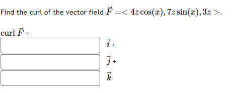 Solved Find the curl of the vector field \\( | Chegg.com