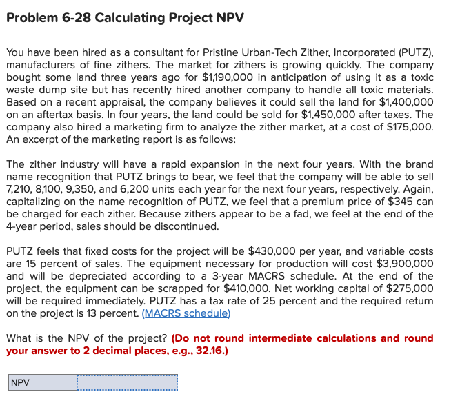 Solved You have been hired as a consultant for Pristine | Chegg.com