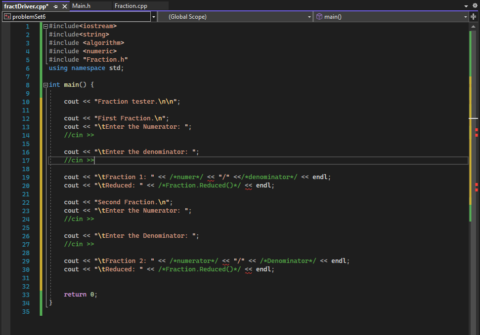 Solved The Fraction Class We are going to design an abstract | Chegg.com