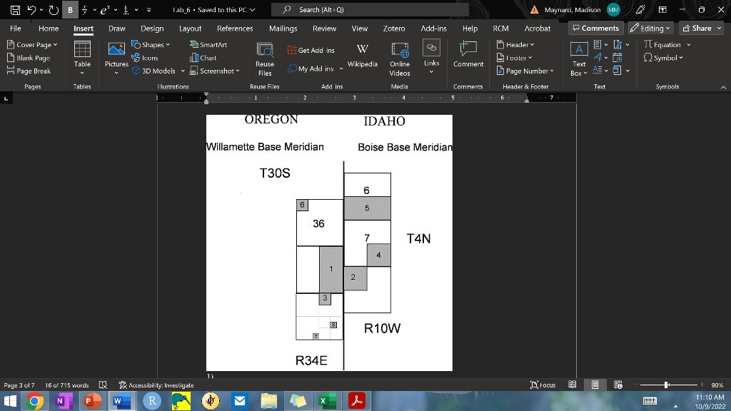Give the USPLSS designations for the eight | Chegg.com