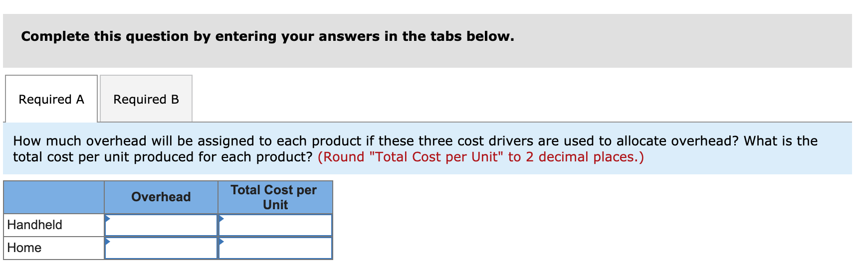 Solved Exercise 9-43 (Algo) Activity-Based versus | Chegg.com