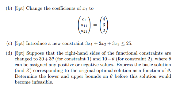 Problem 1[20pt]. Consider the following problem. | Chegg.com