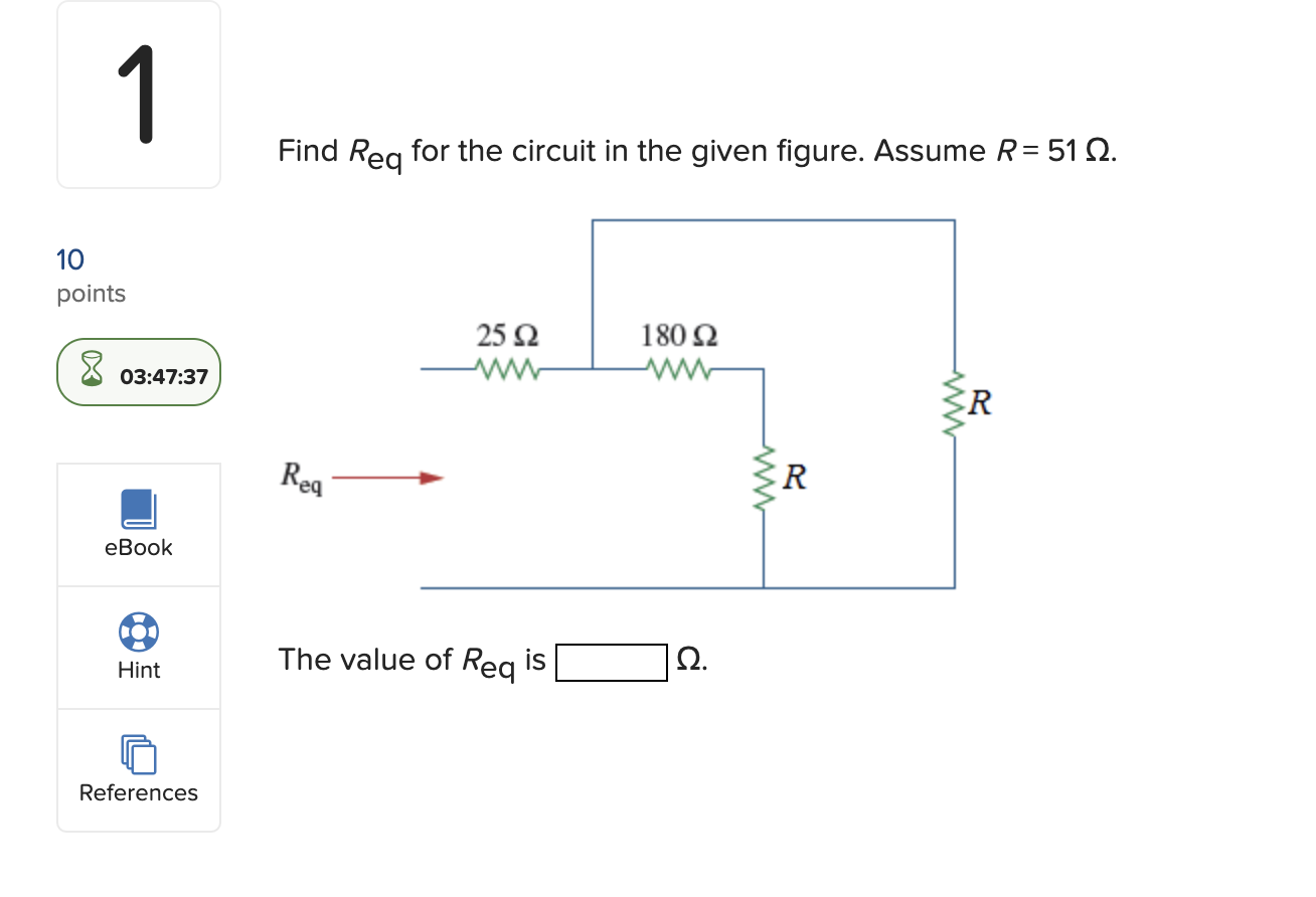 Solved 1 Find Req for the circuit in the given figure. | Chegg.com