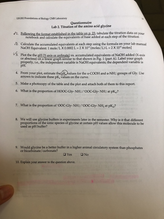 120.202 Foundations of Bsology CMB Laboratory | Chegg.com