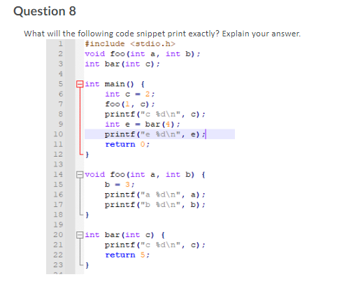 Solved Question 2 Fill in the blank in order to make the | Chegg.com