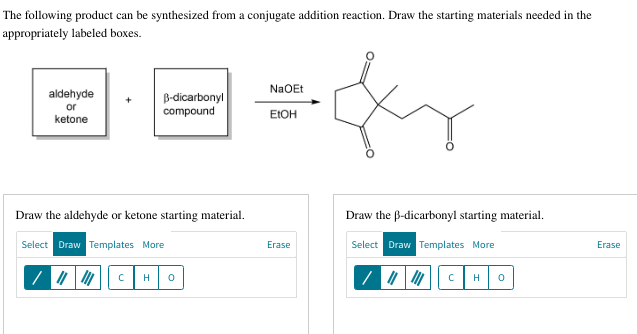Solved The following product can be synthesized from a | Chegg.com