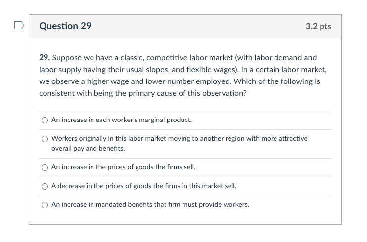 Solved Question 29 3.2 pts 29. Suppose we have a classic, | Chegg.com