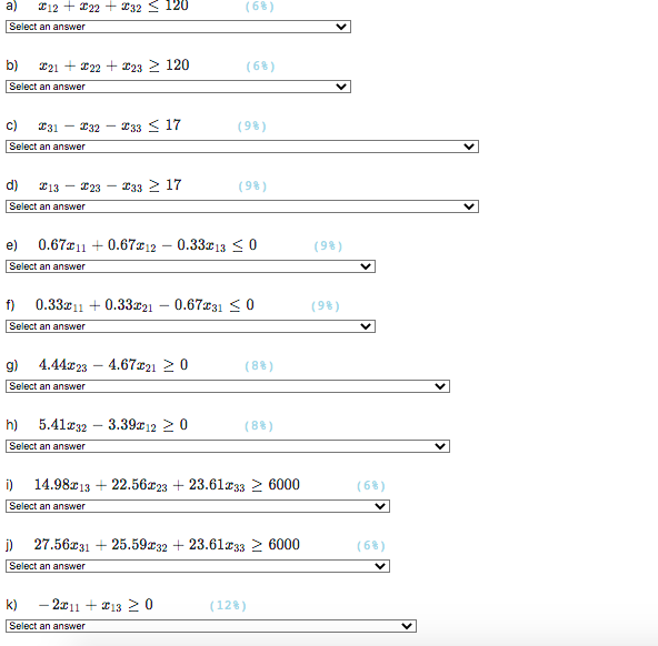 Joshua & Co. manufactures three products using three | Chegg.com