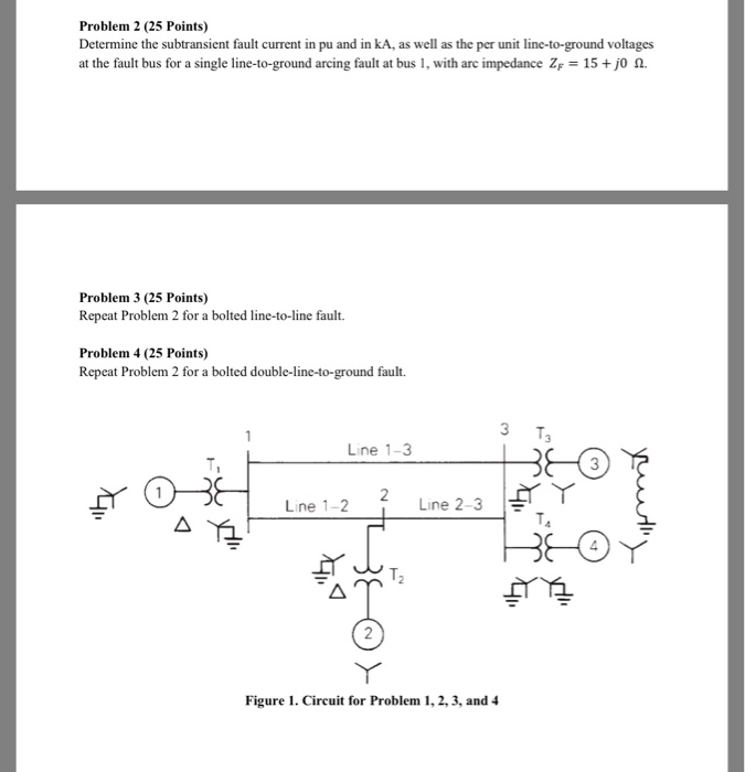 Problem 2 (25 Points) Determine the subtransient | Chegg.com