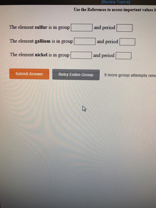 Solved Review Topics) Refere Use the References to access | Chegg.com