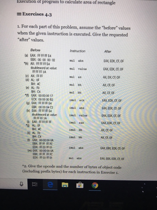 Solved Exercises 4.1 1.For each part ofthis problem,assume | Chegg.com