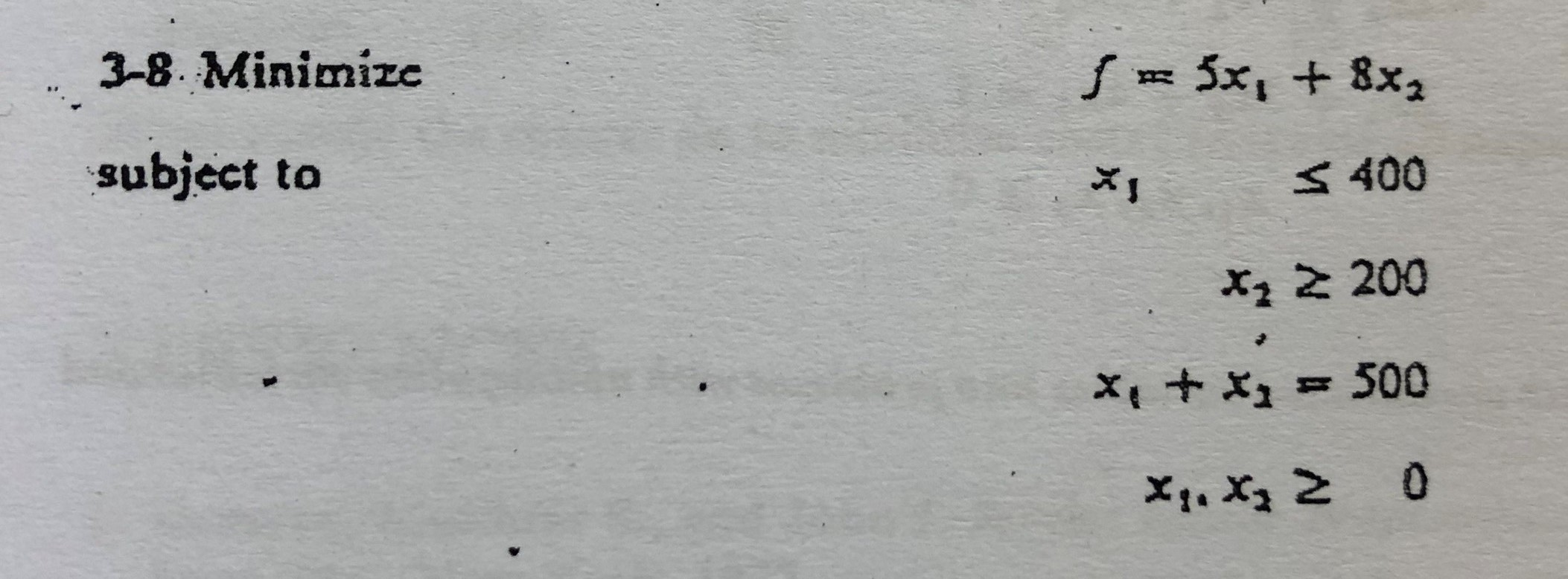 Solved Use the big-M method to solve this problem. Minimize | Chegg.com