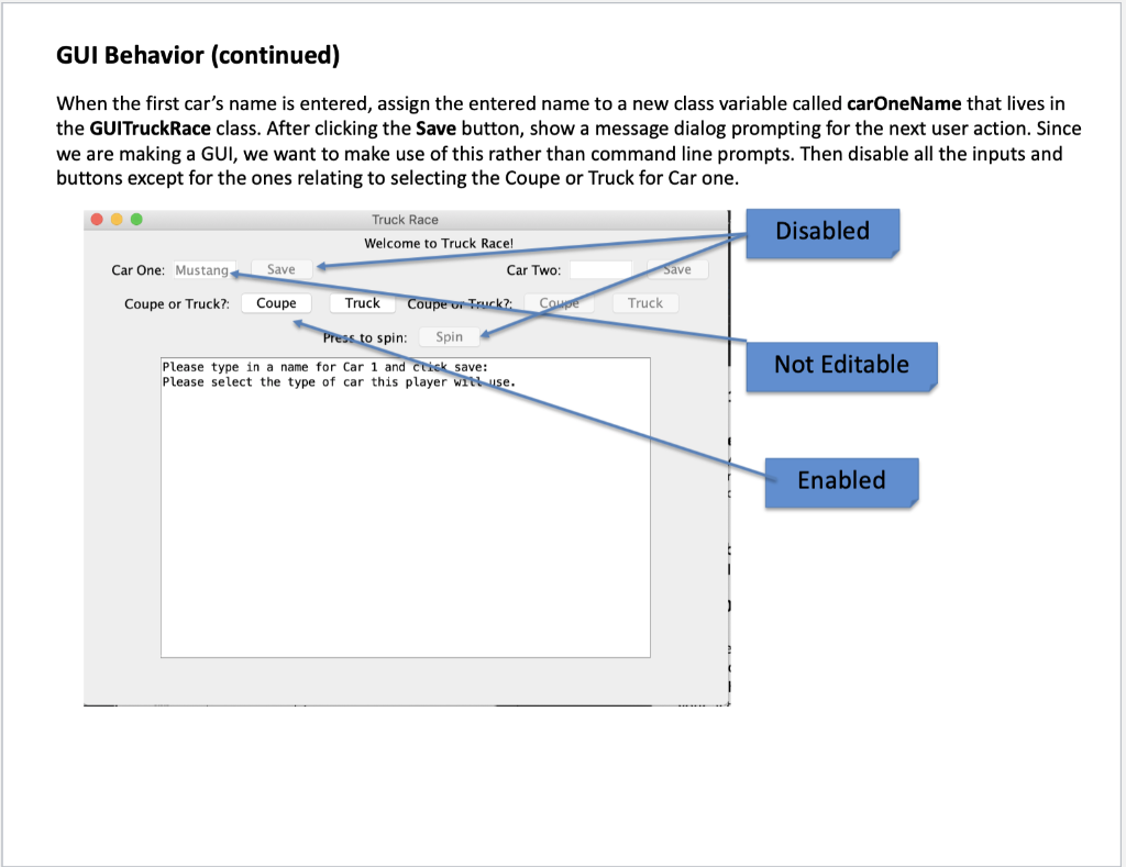 CS1341 - Lab 8 Assignment Overview In Lab 7 you added | Chegg.com