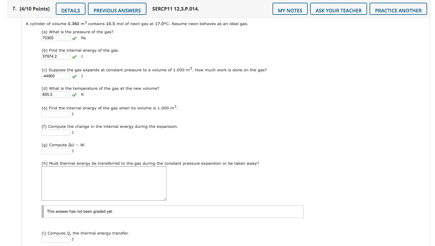 Solved 7 [4 10 Points Details Previous Answers Sercp11
