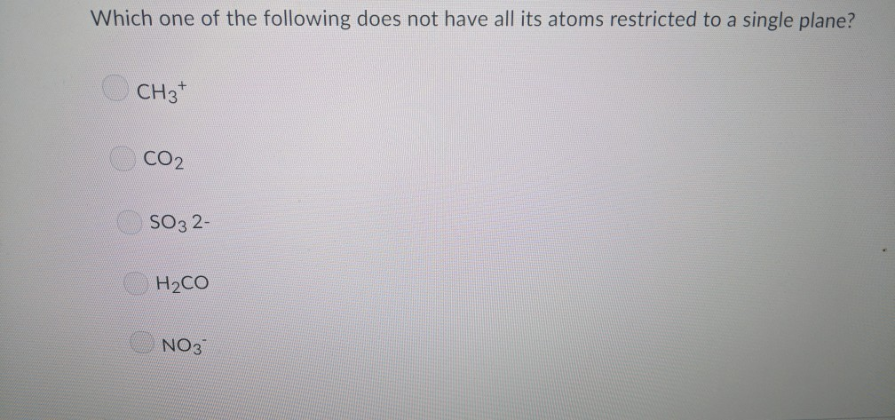 Solved Which one of the following does not have all its | Chegg.com