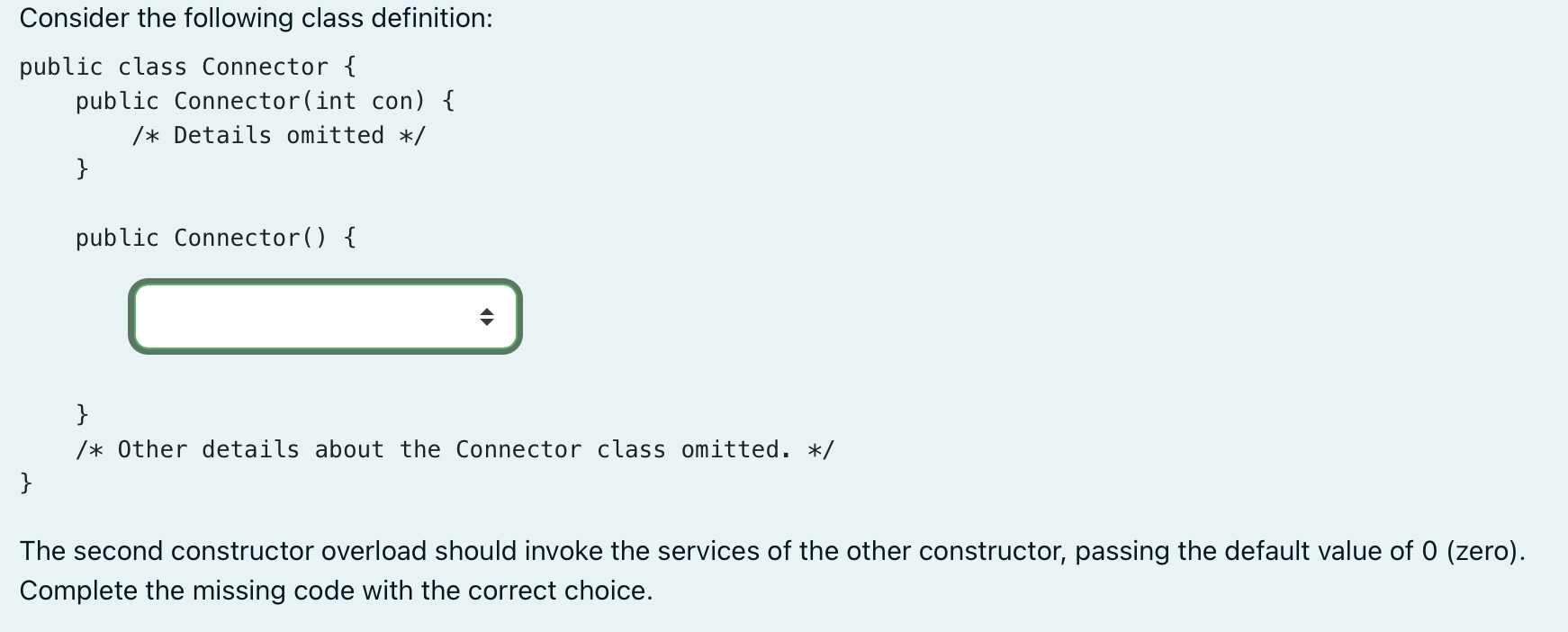 Solved Consider the following Counter class: public class | Chegg.com