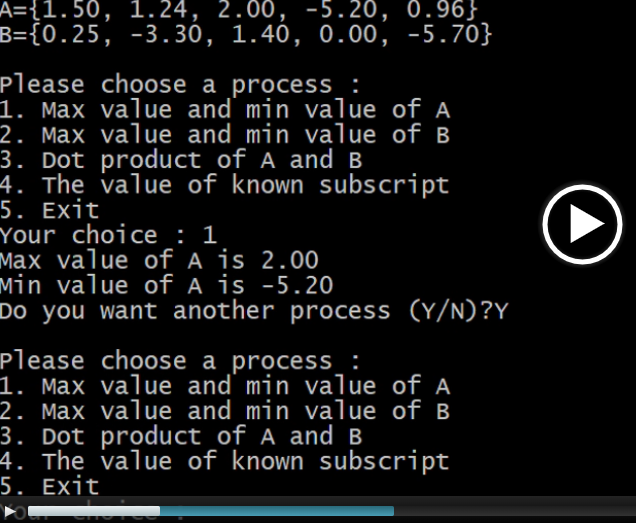 Solved A={1.50, 1.24, 2.00, -5.20, 0.96} B={0.25, -3.30, | Chegg.com