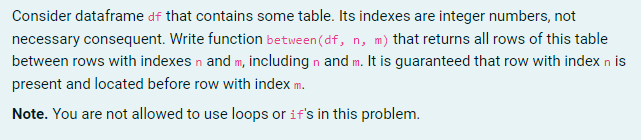Solved Consider dataframe df that contains some table. Its | Chegg.com