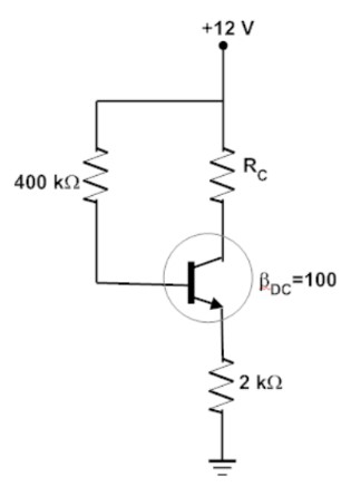 Solved For the Emitter-Feedback Bias circuit above, then : | Chegg.com