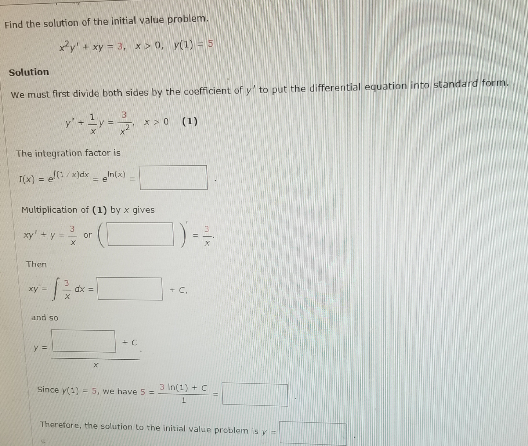 Solved Find the solution of the initial value problem. | Chegg.com