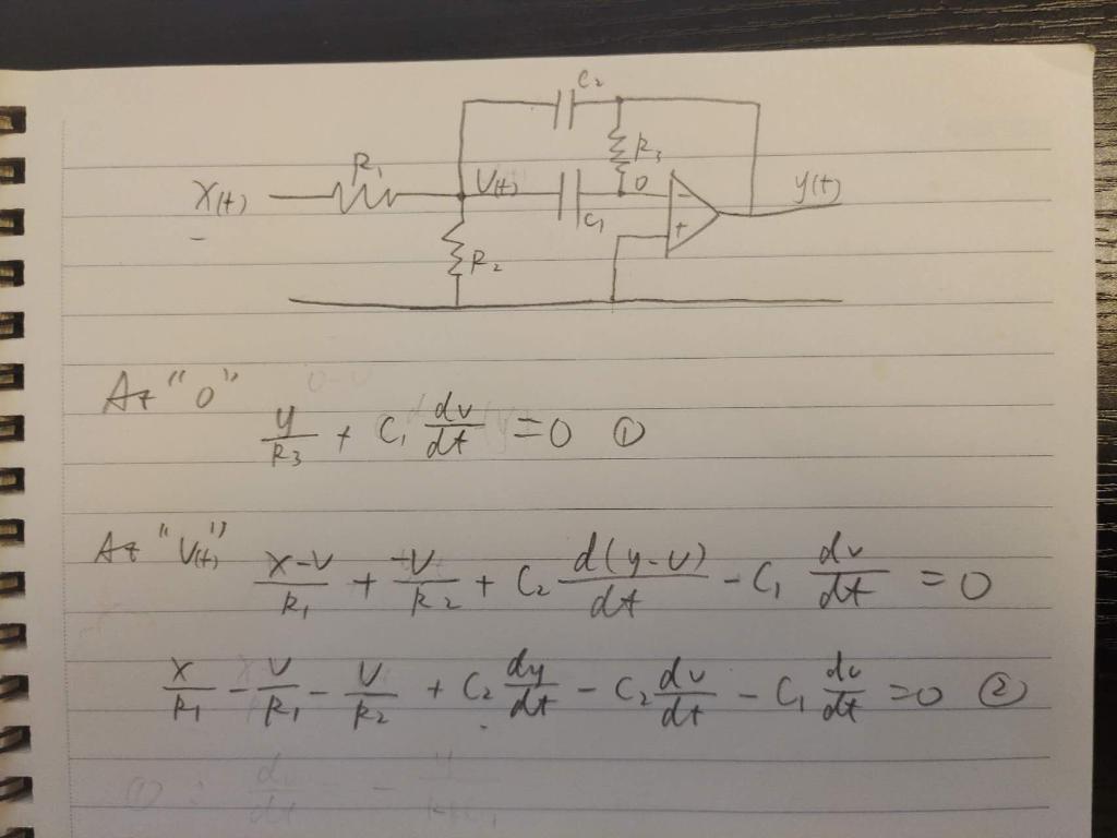 Solved Derive the governing equation (LCCDE) of the above | Chegg.com