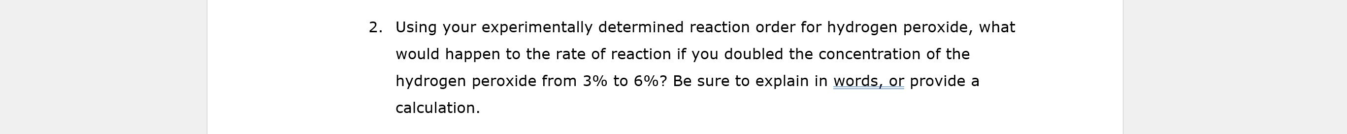 Solved 6. Repeat steps \#1-5 with the following amounts of | Chegg.com