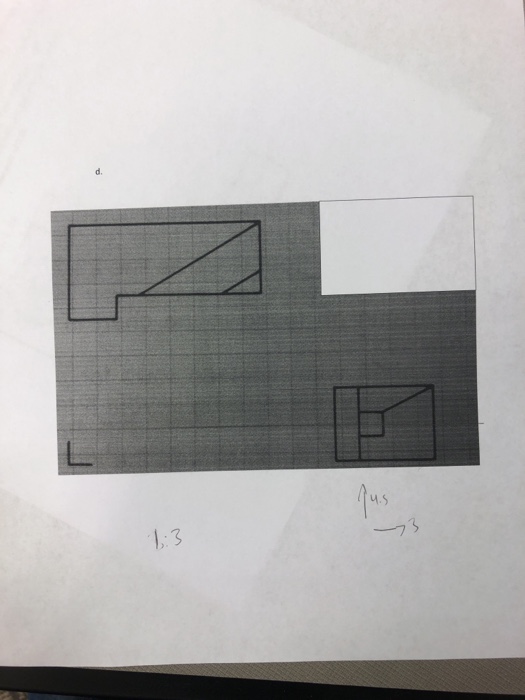 Solved Draw the missing top, front, and right-side views | Chegg.com