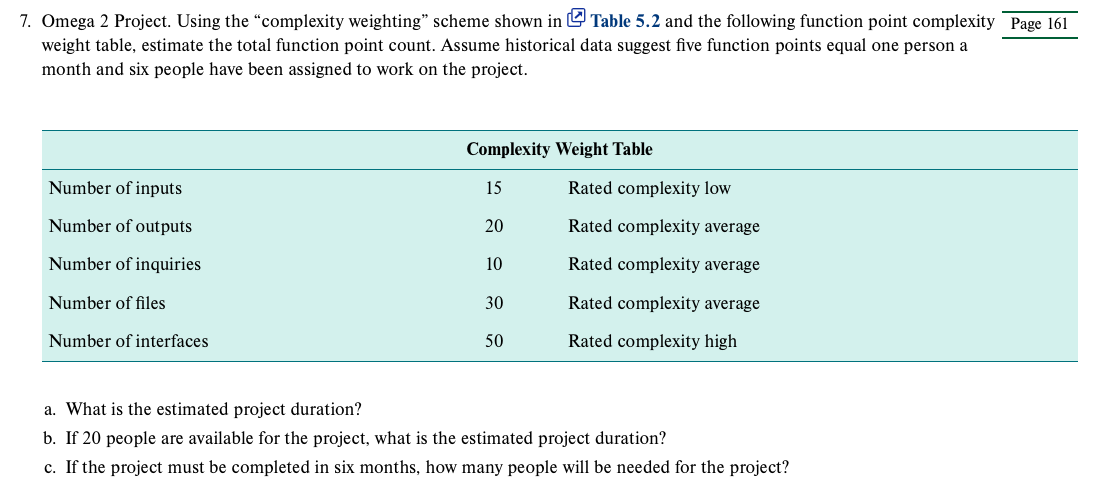 Solved 7. Omega 2 Project. Using the “complexity weighting” | Chegg.com