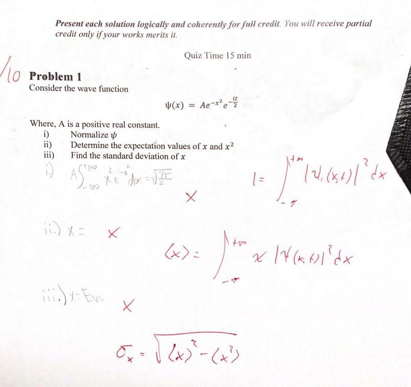 Solved Present each solution Iogically and coherently for | Chegg.com
